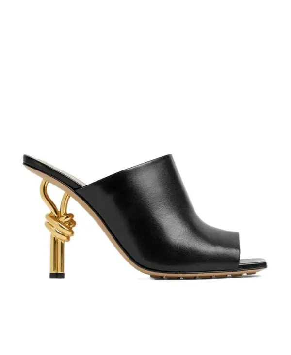 Bottega Veneta Knot Mules - Black