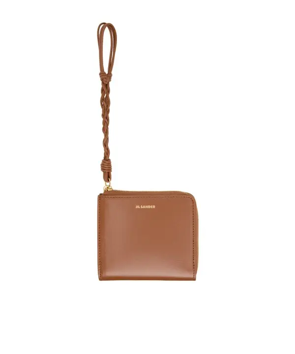 JIL SANDER Tangle Wallet - Brown