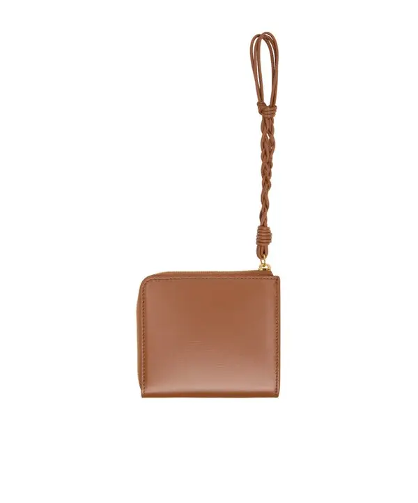 JIL SANDER Tangle Wallet - Brown