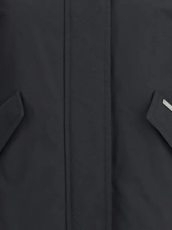 Woolrich Long-sleeved Hooded Parka - No