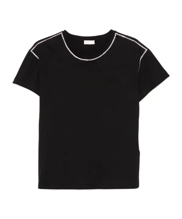 Liu Jo Embellished Crewneck T-shirt