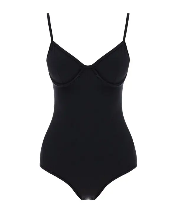 TOTEME Underwire Half-cup Swimsuit - Black