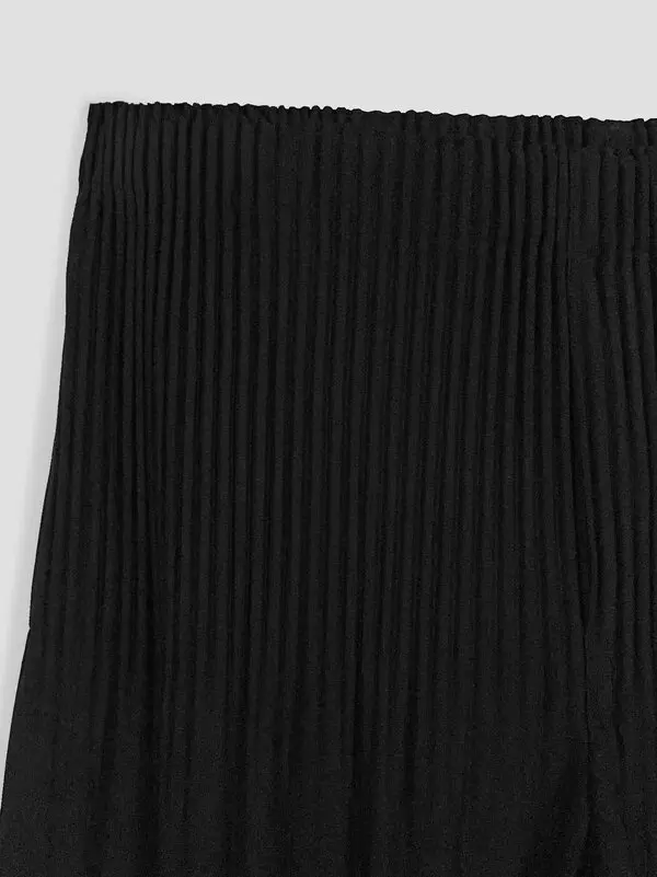 Issey Miyake Homme Plissé Pleated Trousers - Black