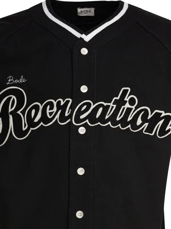 BODE Recreation Baseball Shirt - Black