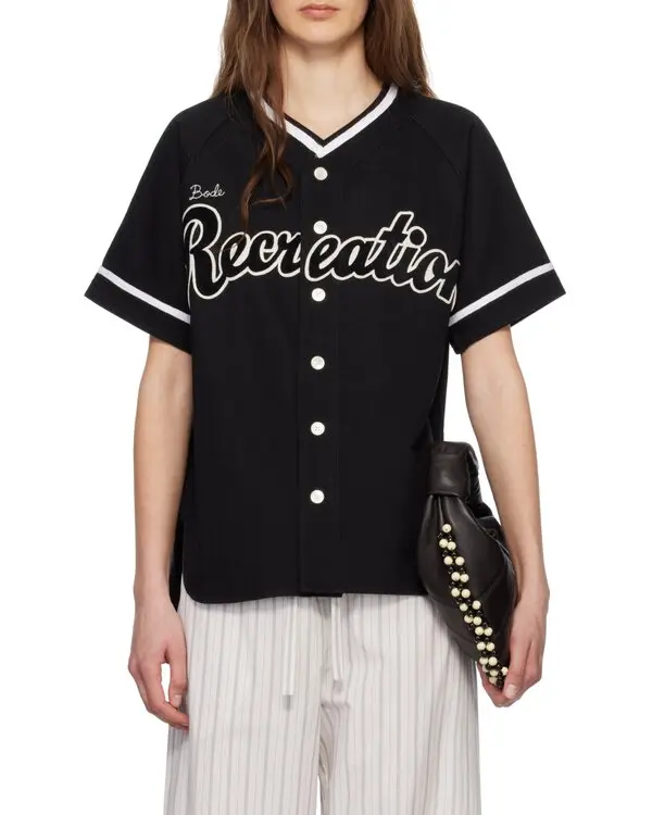 BODE Recreation Baseball Shirt - Black