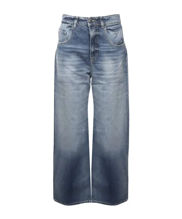 ICON DENIM LOS ANGELES Poppy Wide-leg Jeans - Gray