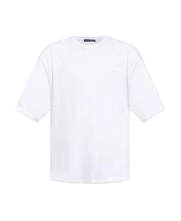 Acne Studios Face Logo Patch Crewneck T-shirt
