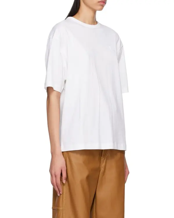 Acne Studios Face Logo Patch Crewneck T-shirt