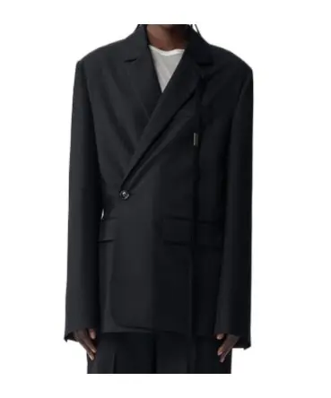 ANN DEMEULEMEESTER Elin Asymmetric Tailored Blazer