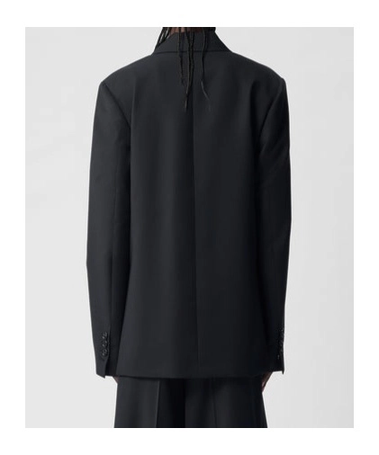 ANN DEMEULEMEESTER Elin Asymmetric Tailored Blazer - Black