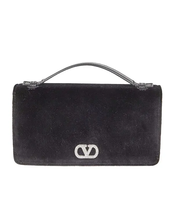 Valentino Garavani Vlogo Embellished Foldover Mini Tote Bag