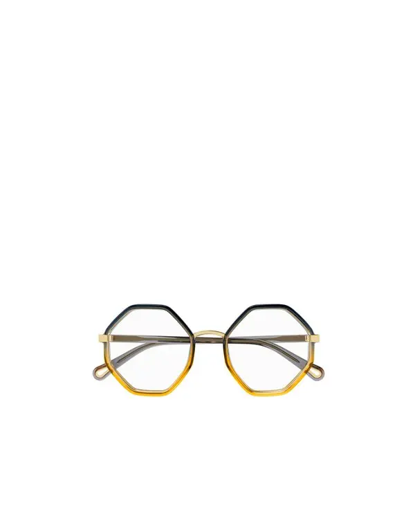 Chloé Geometric Frame Eyeglasses - Multicolor