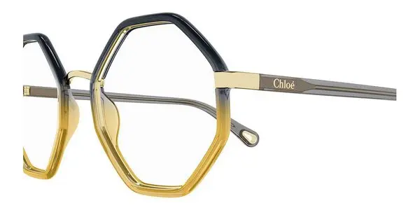 Chloé Geometric Frame Eyeglasses - Multicolor