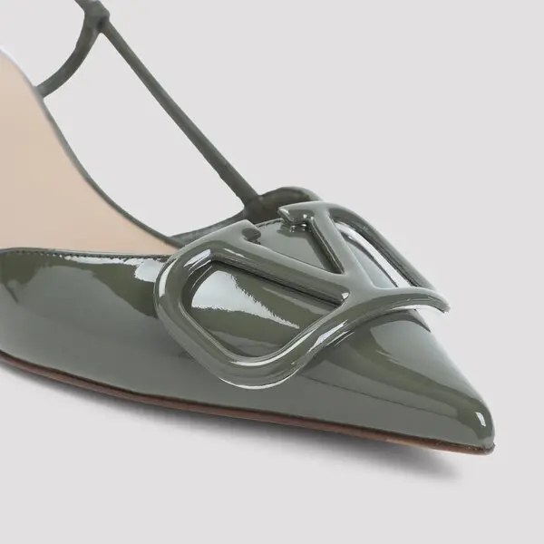 Valentino Garavani Pointed-toe Slingback High-heeled Sandals