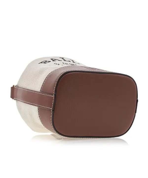 Bally Logo Shoulder Bag - Natural/brown