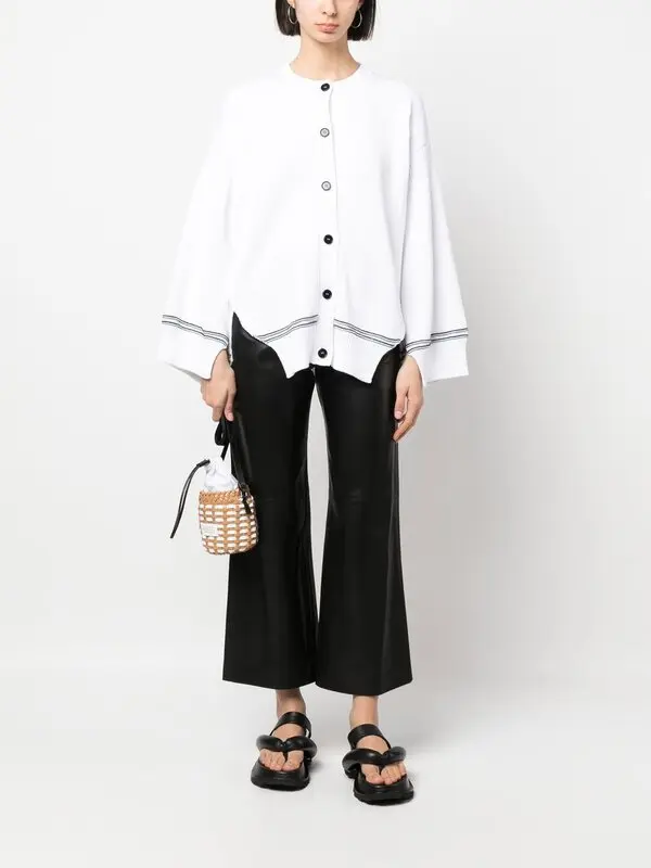 Marni Logo Embroidered Cardigan