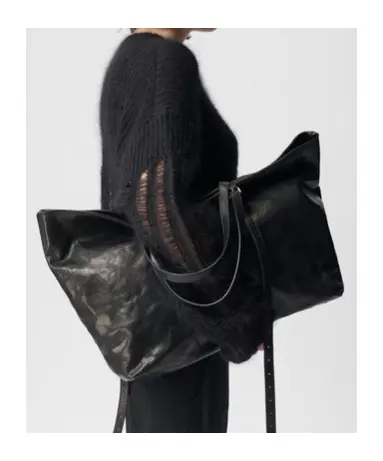 ANN DEMEULEMEESTER Oversized Distressed Jumper