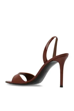 GIUSEPPE ZANOTTI Lilibeth Slingback Stiletto Sandals - Red