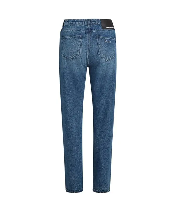 Karl Lagerfeld Straight Leg Jeans - Blue