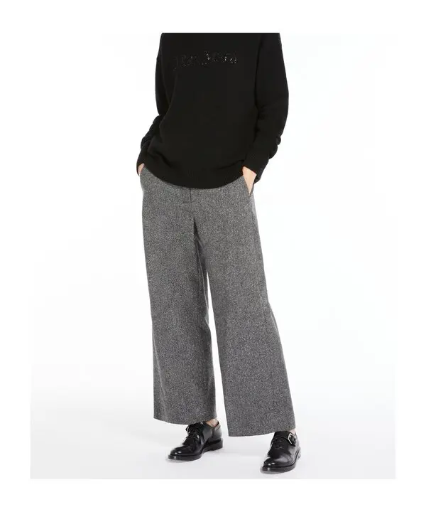 Max Mara Mina Drawstring Cropped Trousers