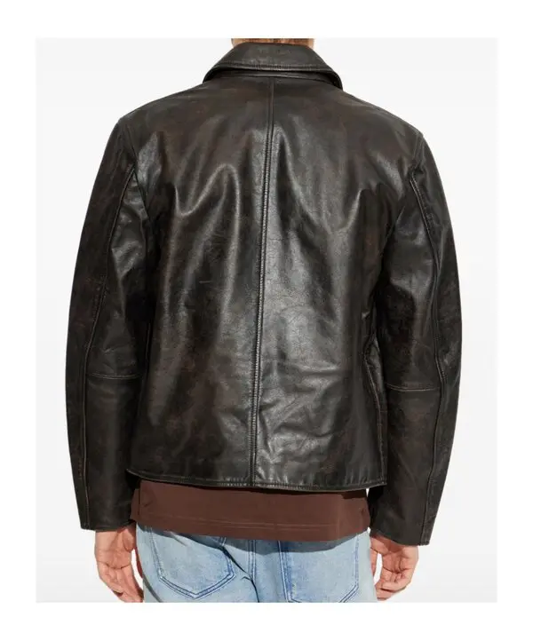 DIESEL® L Amar Wrd Leather Jacket