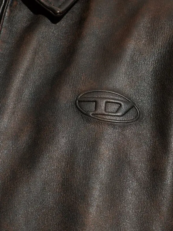 DIESEL® L Amar Wrd Leather Jacket