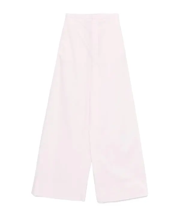 FORTE_FORTE Poplin Trousers - White
