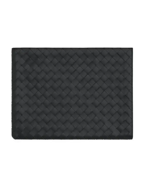 Bottega Veneta Intrecciato Document Case - Rock Ash/deep Sea Blue