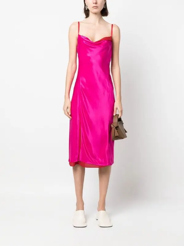 Acne Studios Sleeveless Layered Midi Dress