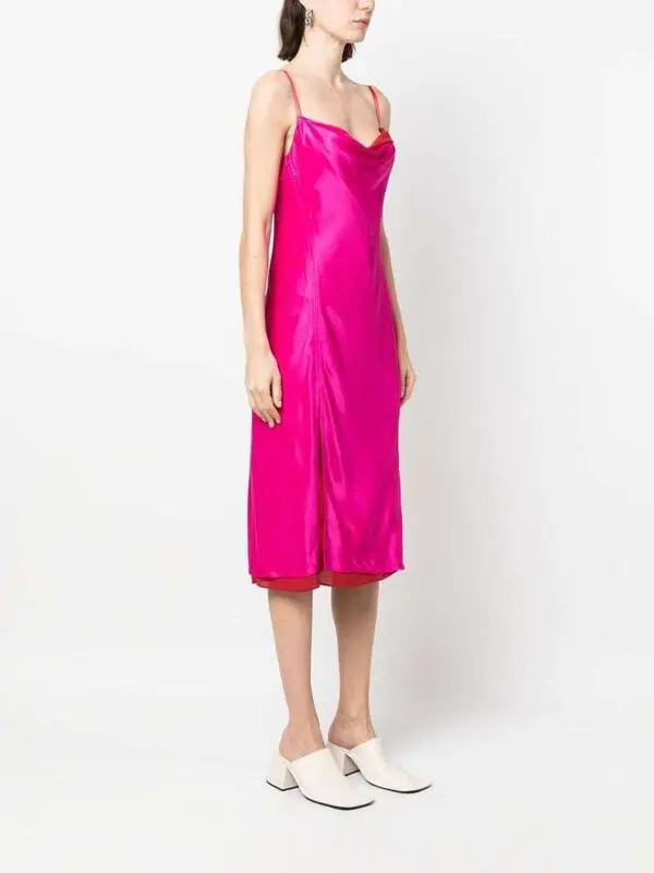 Acne Studios Sleeveless Layered Midi Dress