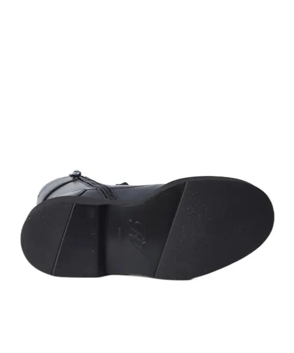 ROGER VIVIER Buckled Lace-up Combat Boots