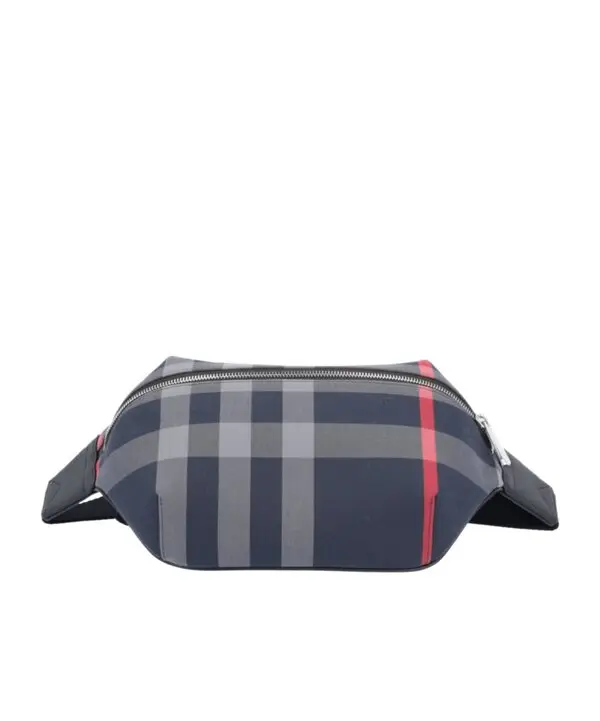 Burberry Check Pattern Zipped Belt Bag