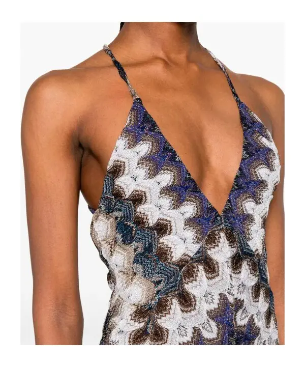 Missoni Zigzag Knit Maxi Dress