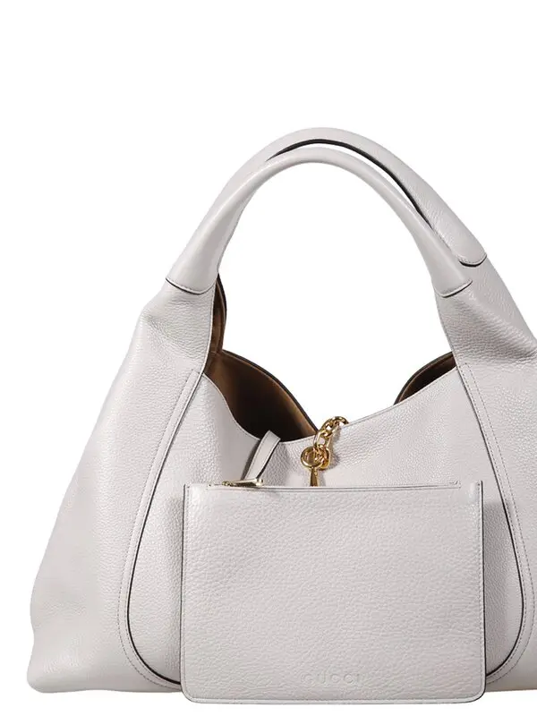 Gucci Softbit Maxi Shoulder Bag - White