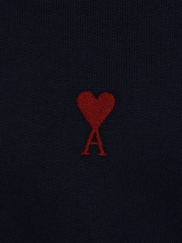 AMI Paris De Coeur Drawstring Hoodie - No