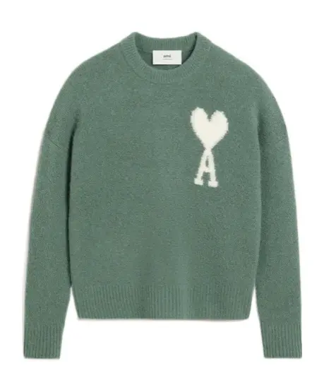 Ami De Coeur Wool Sweater - Green