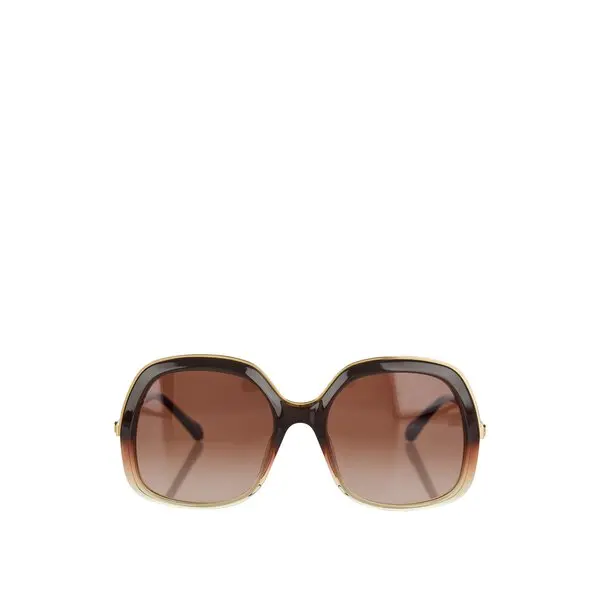 Chloé Eyewear Oversized Square Sunglasses - Brown