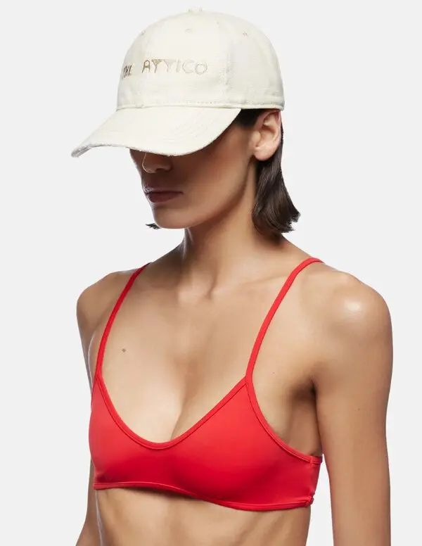 Attico Logo Embroidered Baseball Cap