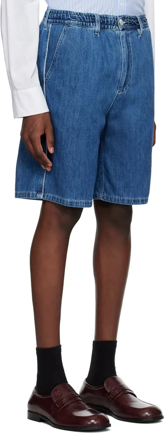 Marni Denim Shorts With Elasticated Waist