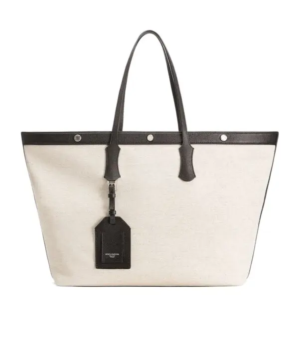 Dolce & Gabbana Atene Shopper Bag - White