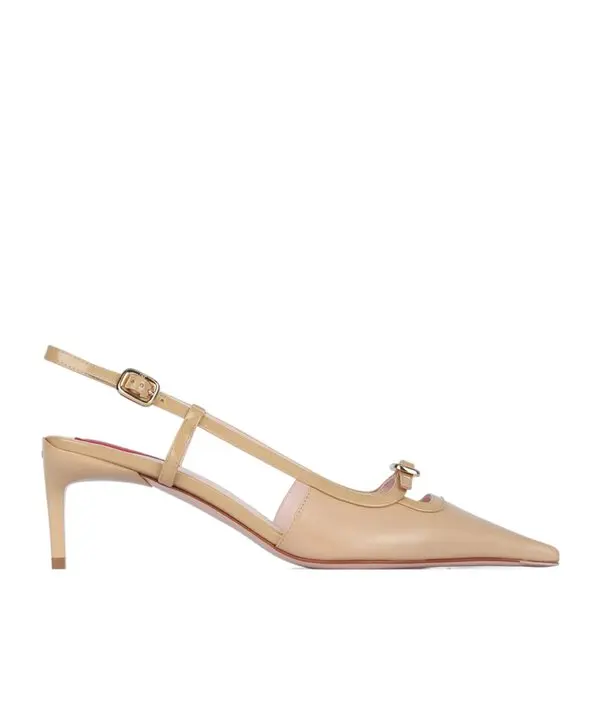 ROGER VIVIER Viv Canard" Buckle Slingback Heels
