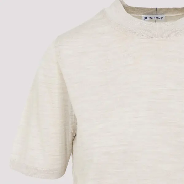 Burberry Logo Embroidered Knitted Top