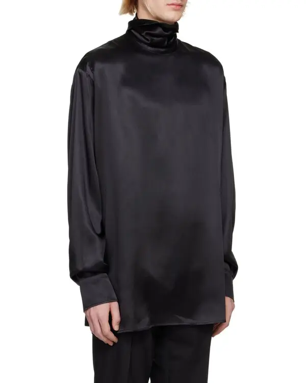 Dolce & Gabbana Dolce Gabbana Satin Turtleneck Shirt
