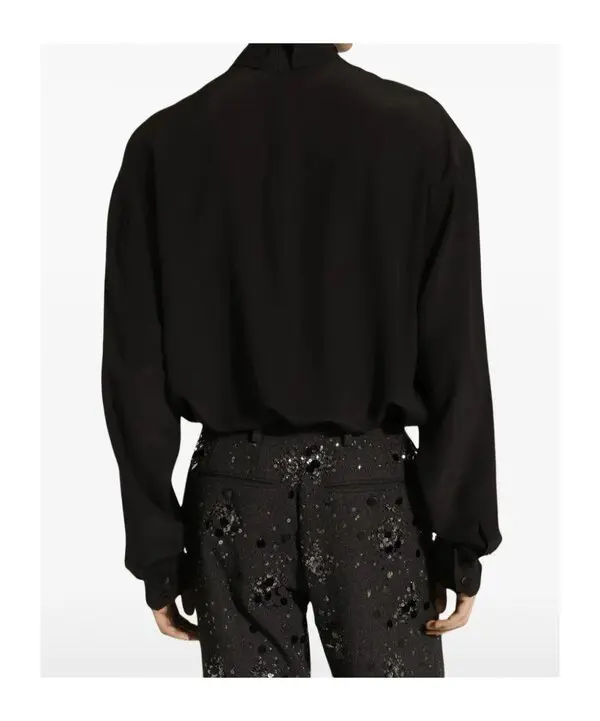 Dolce & Gabbana Dolce Gabbana Satin Turtleneck Shirt