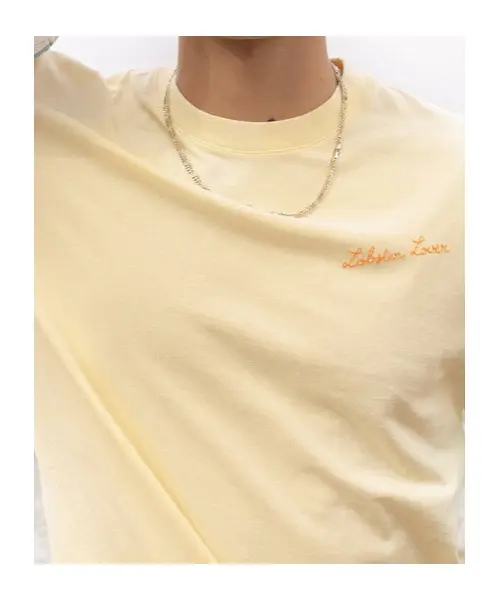 Maison Labiche Lobster Lover Patureau T-shirt - Vanillawashed