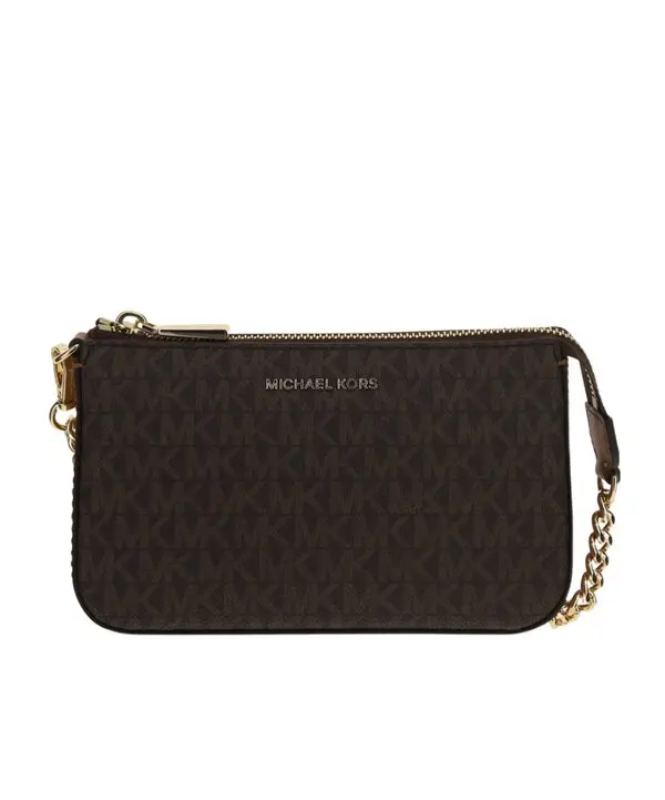 Michael Kors Jet Set Logo Plaque Shoulder Bag