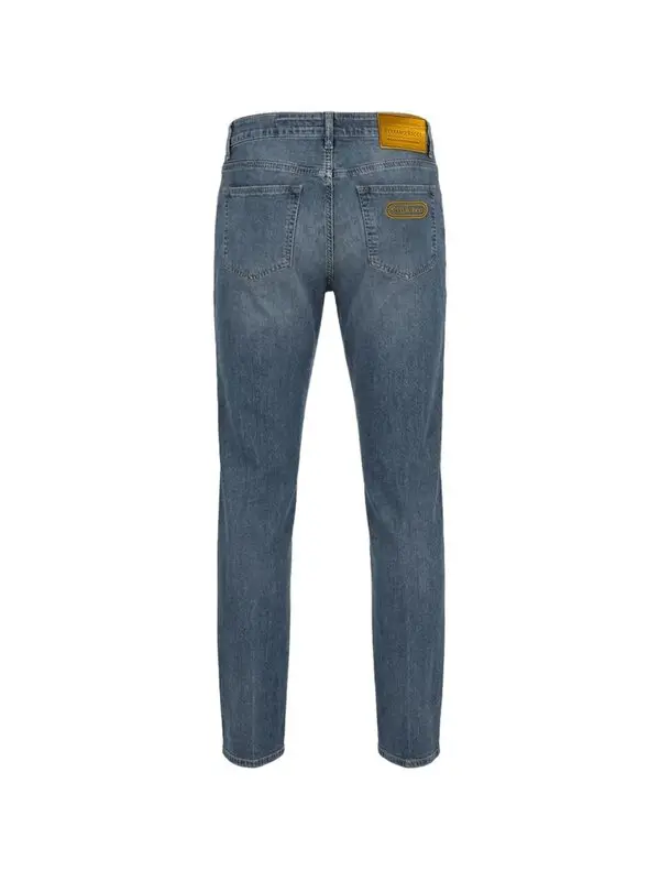 Stefano Ricci Logo Patch Jeans