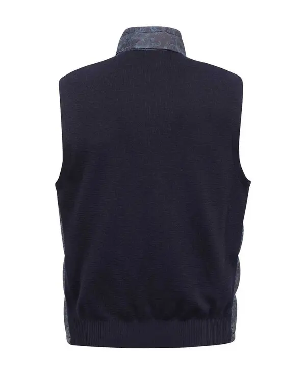 Etro High Collar Sleeveless Vest