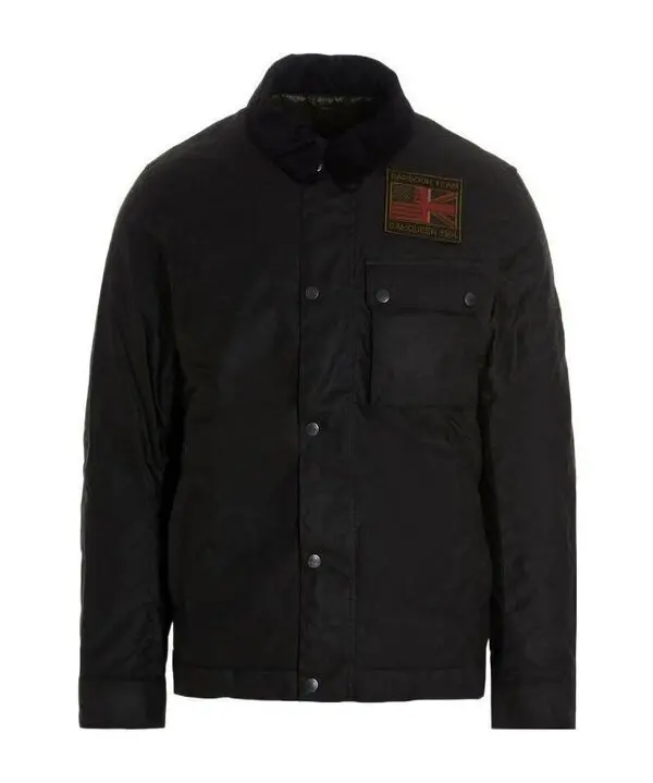 Barbour International Workers Wax Jacket - Black