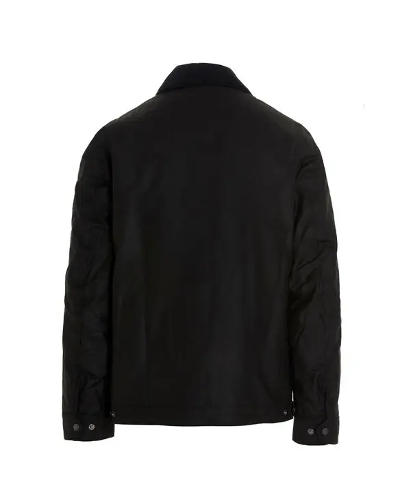 Barbour International Workers Wax Jacket - Black